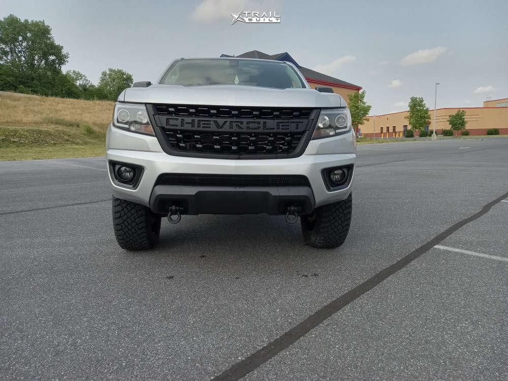 2019 Chevrolet Colorado Wheel Offset Slightly Aggressive Leveling Kit ...