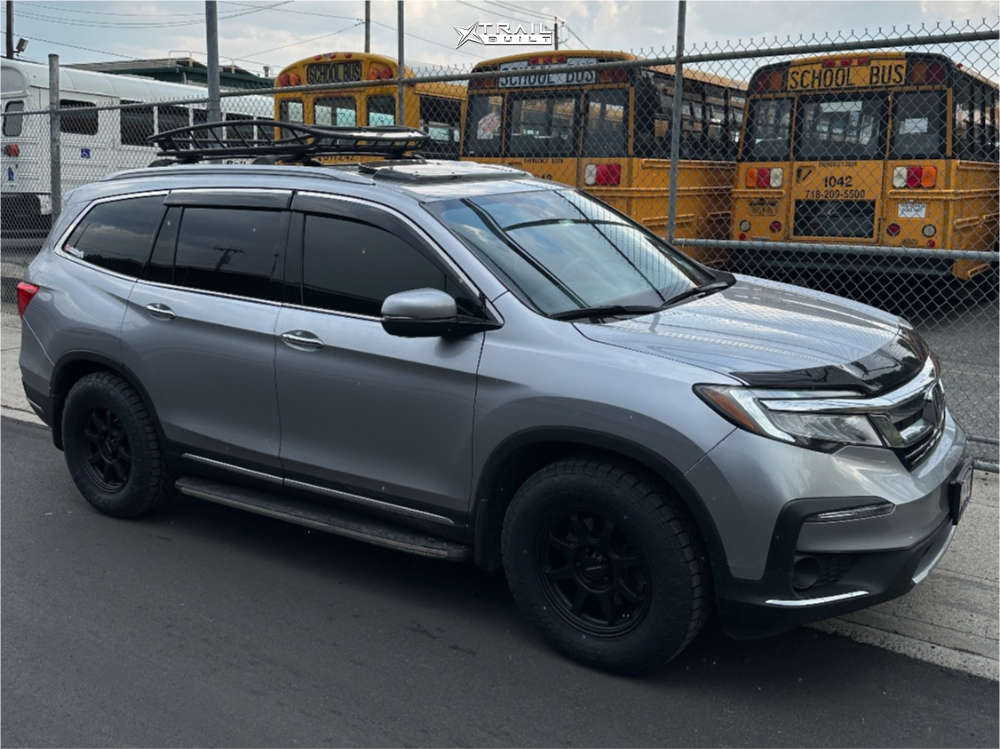 2019 Honda Pilot Wheel Offset Aggressive > 1" Outside Fender Stock ...