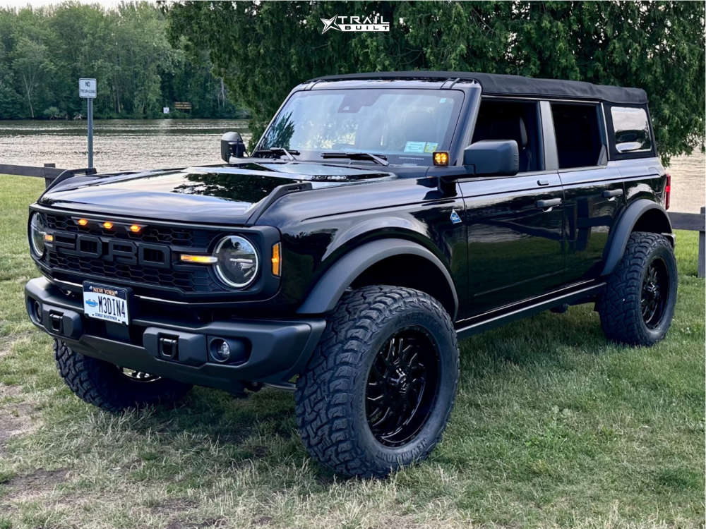 2022 Ford Bronco Wheel Offset Super Aggressive 3"-5" Suspension Lift 2.5" | 2689503 | TrailBuilt ...