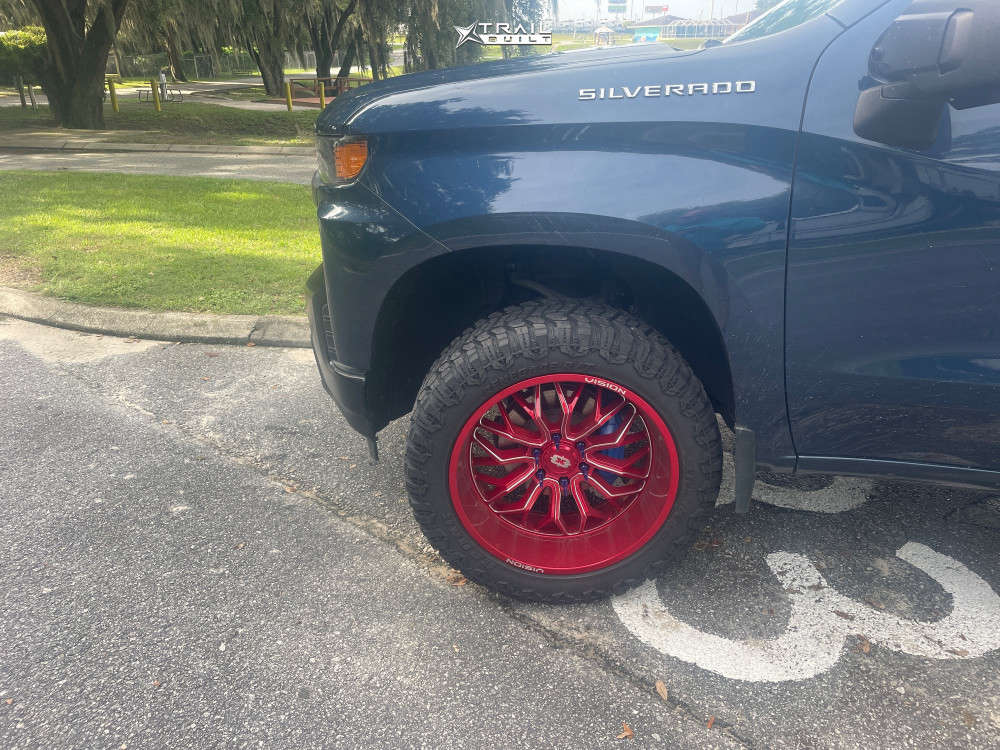 2021 Chevrolet Silverado 1500 Wheel Offset Aggressive > 1" Outside ...