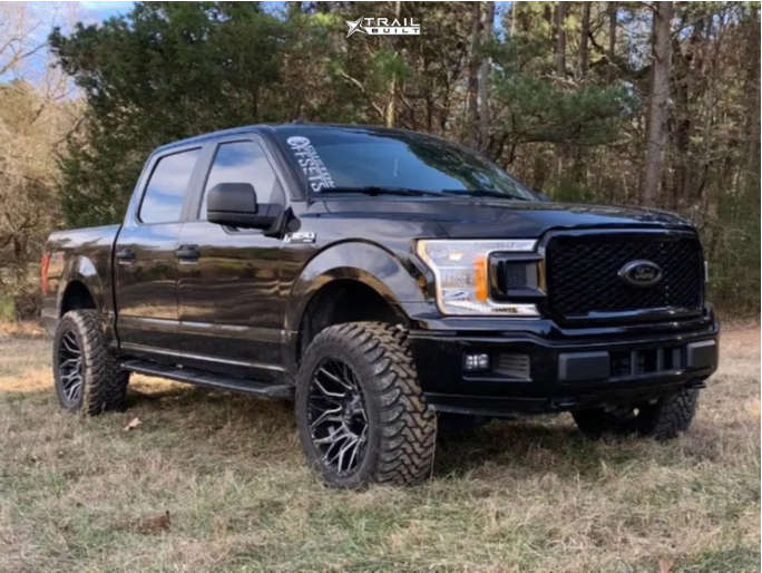 2018 Ford F-150 Wheel Offset Aggressive > 1" Outside Fender Suspension ...
