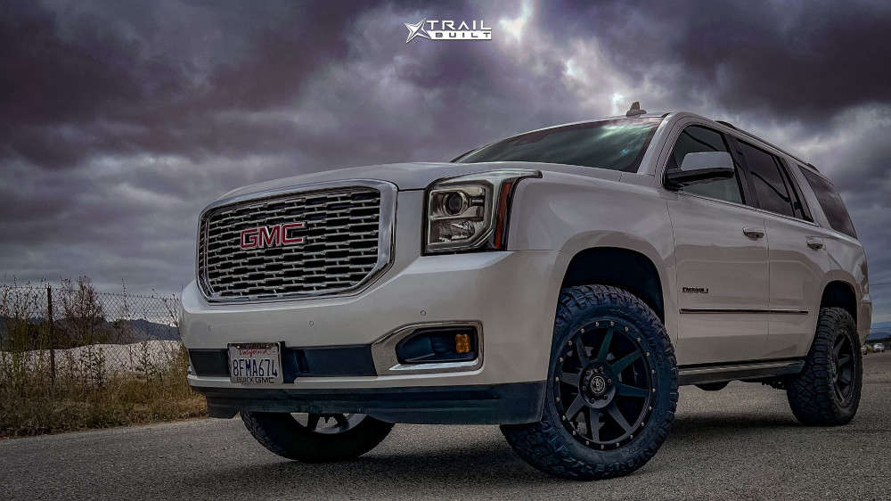2018 GMC Yukon Wheel Offset Slightly Aggressive Suspension Lift 3 ...