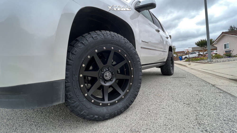 2018 GMC Yukon Wheel Offset Slightly Aggressive Suspension Lift 3 ...