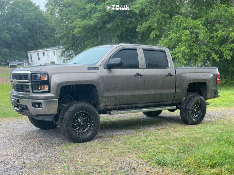 2014 Chevrolet Silverado 1500 Wheel Offset Slightly Aggressive ...
