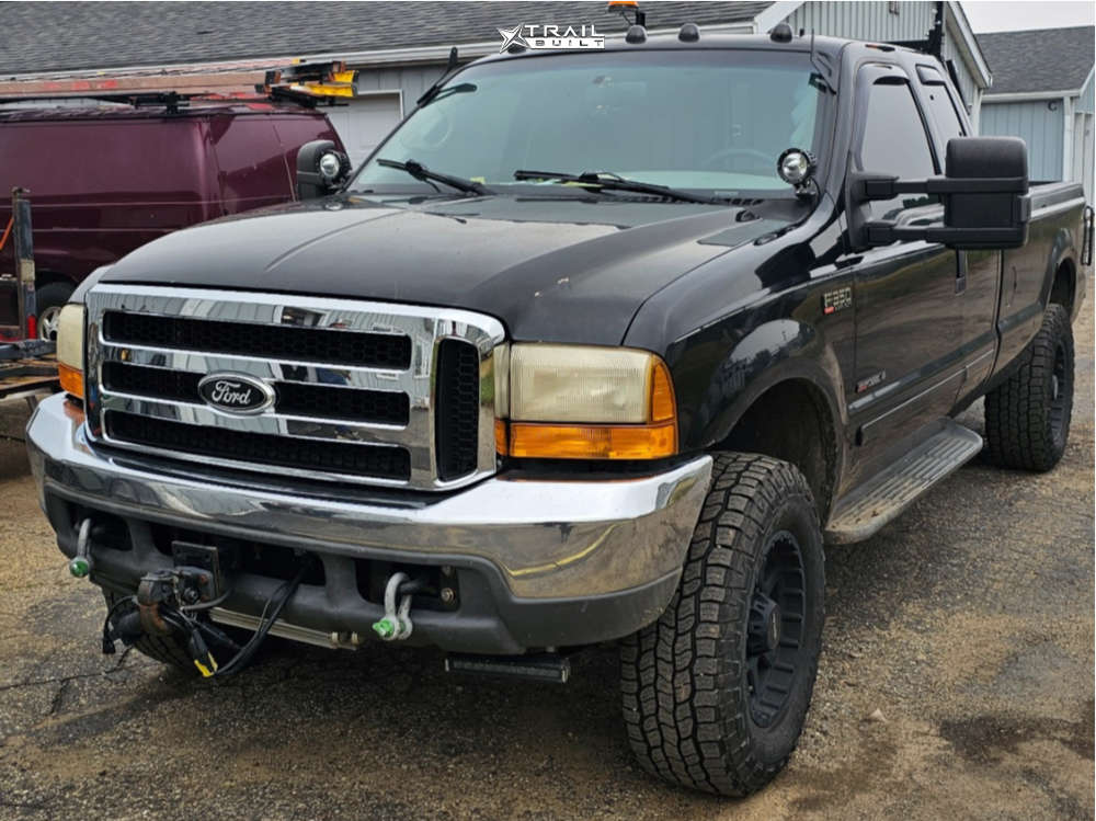2001 Ford F-350 Super Duty Wheel Offset Slightly Aggressive Suspension ...