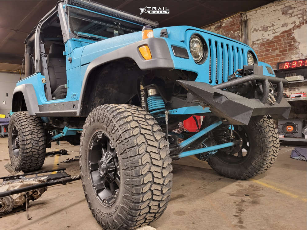 2005 Jeep TJ Wheel Offset Aggressive > 1" Outside Fender Suspension ...