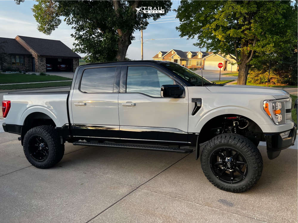 2023 Ford F-150 Wheel Offset Aggressive > 1" Outside Fender Suspension ...