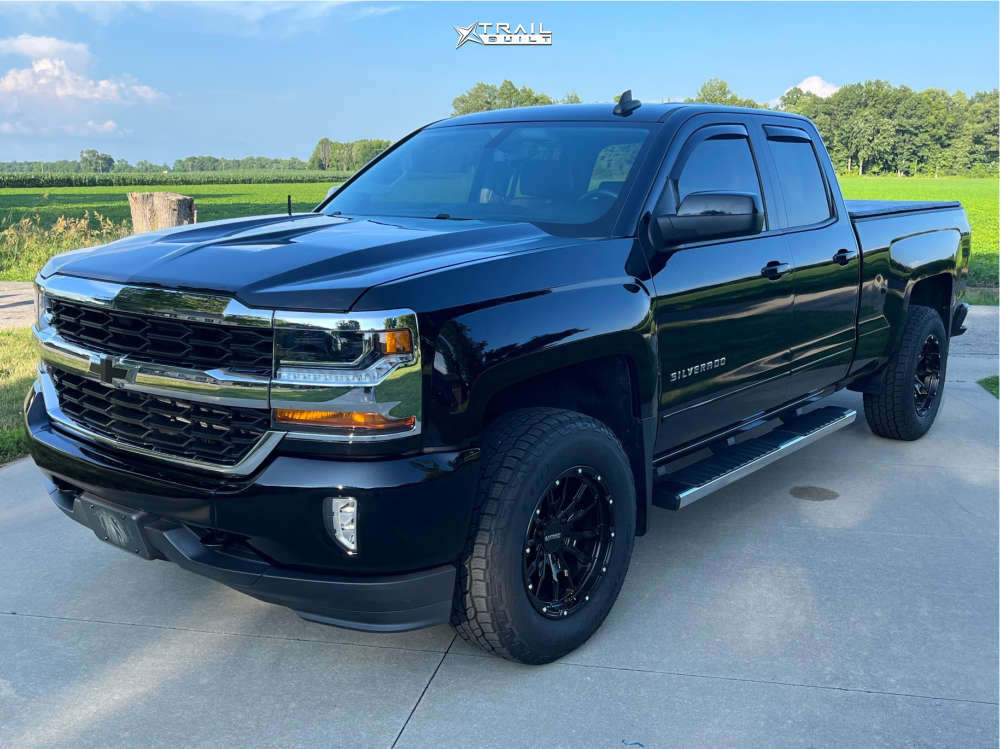 2016 Chevrolet Silverado 1500 Wheel Offset Slightly Aggressive Leveling ...