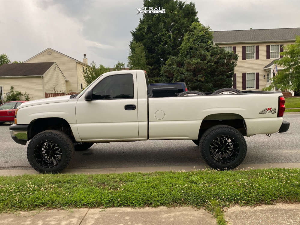 2006 Chevrolet Silverado 1500 Wheel Offset Aggressive > 1" Outside ...