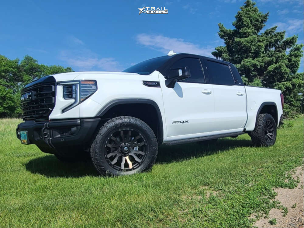 2023 GMC Sierra 1500 Wheel Offset Aggressive > 1" Outside Fender Stock ...