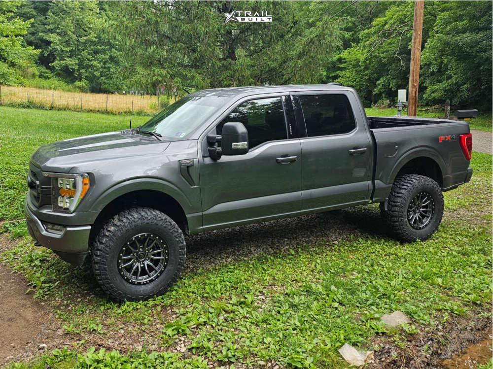 2023 Ford F-150 Wheel Offset Aggressive > 1" Outside Fender Suspension Lift 4" | 2706593 ...