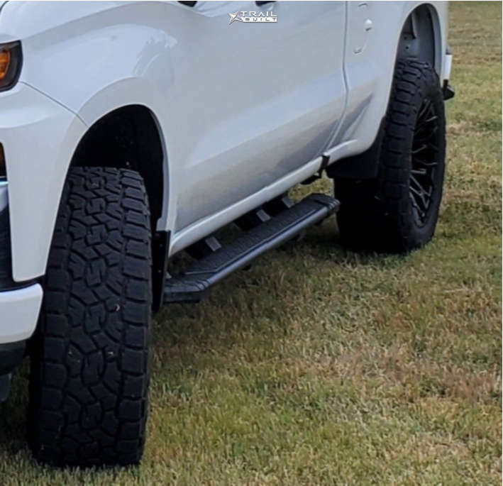 2019 Chevrolet Silverado 1500 Wheel Offset Aggressive > 1" Outside ...