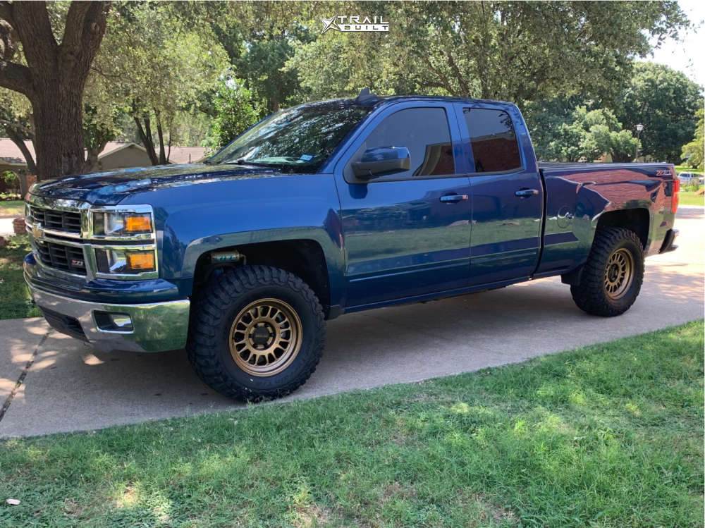 2015 Chevrolet Silverado 1500 Wheel Offset Slightly Aggressive Leveling ...