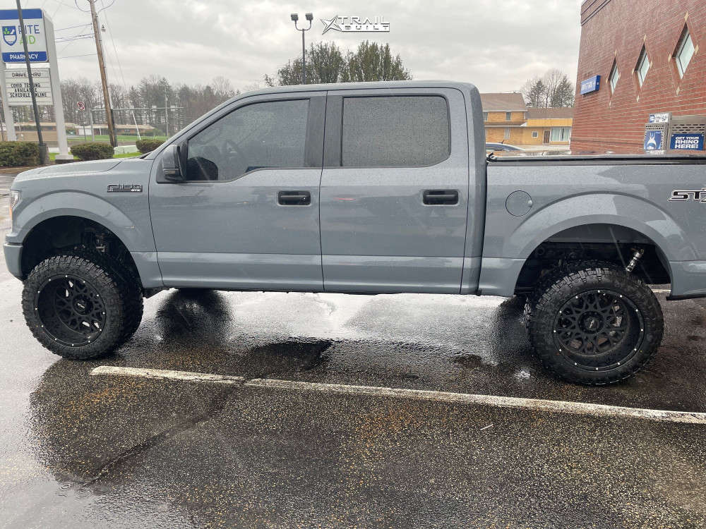 2019 Ford F-150 Wheel Offset Super Aggressive 3"-5" Suspension Lift 4 ...
