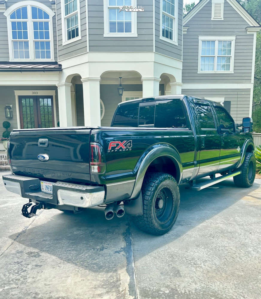2015 Ford F-250 Super Duty Wheel Offset Aggressive > 1" Outside Fender ...