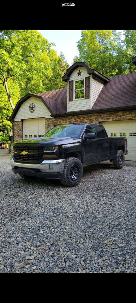 2018 Chevrolet Silverado 1500 Wheel Offset Aggressive > 1" Outside ...