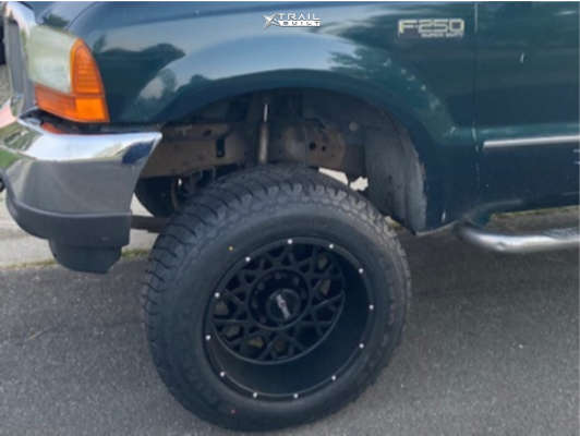 1999 Ford F-250 Super Duty Wheel Offset Aggressive > 1" Outside Fender ...