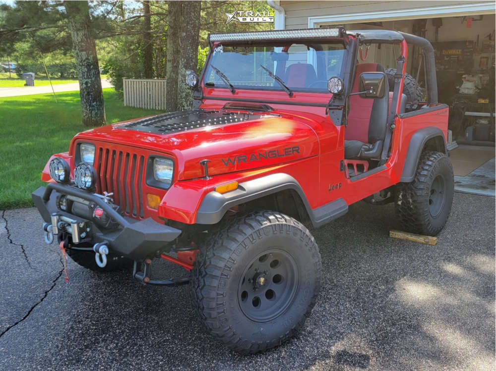 1995 Jeep Wrangler Wheel Offset Aggressive > 1" Outside Fender ...
