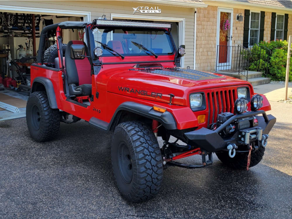1995 Jeep Wrangler Wheel Offset Aggressive > 1" Outside Fender ...