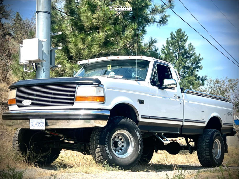 1996 Ford F-150 Wheel Offset Aggressive > 1" Outside Fender Suspension ...