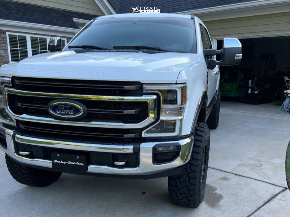 2022 Ford F-250 Super Duty Wheel Offset Aggressive > 1" Outside Fender ...