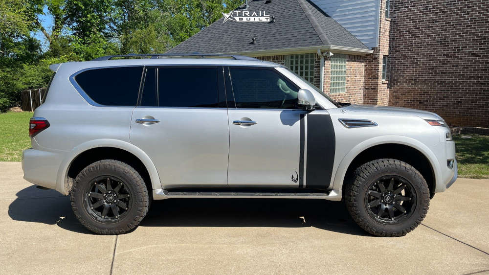 2021 Nissan Armada Wheel Offset Slightly Aggressive Suspension Lift 4 ...