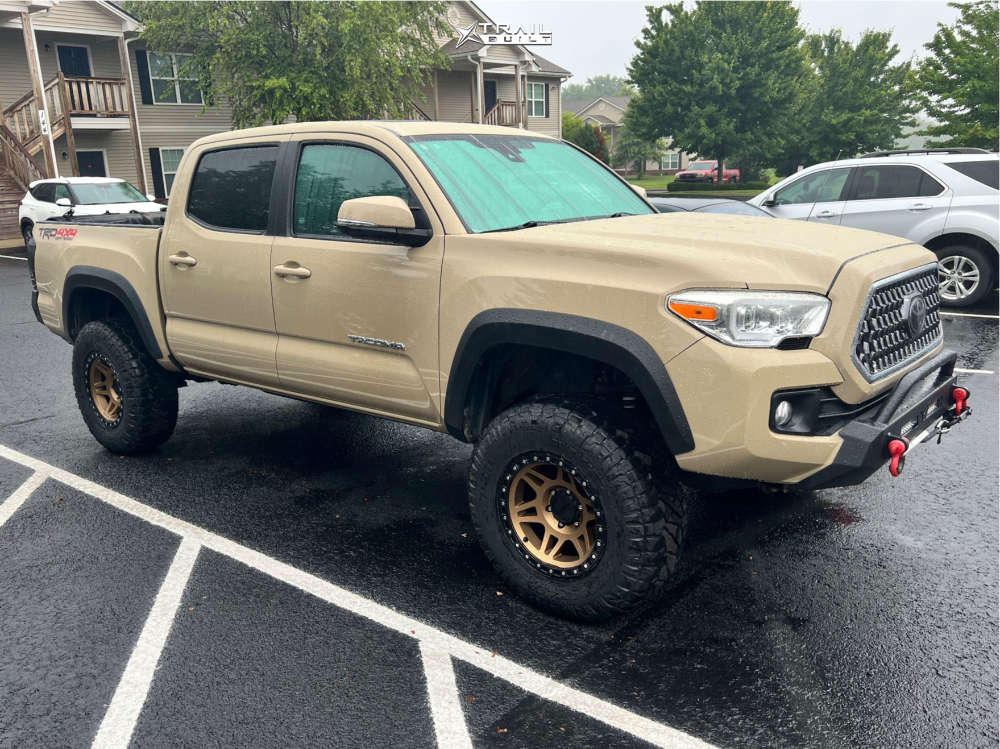 2018 Toyota Tacoma Wheel Offset Aggressive > 1" Outside Fender Suspension Lift 3" | 2736158 ...