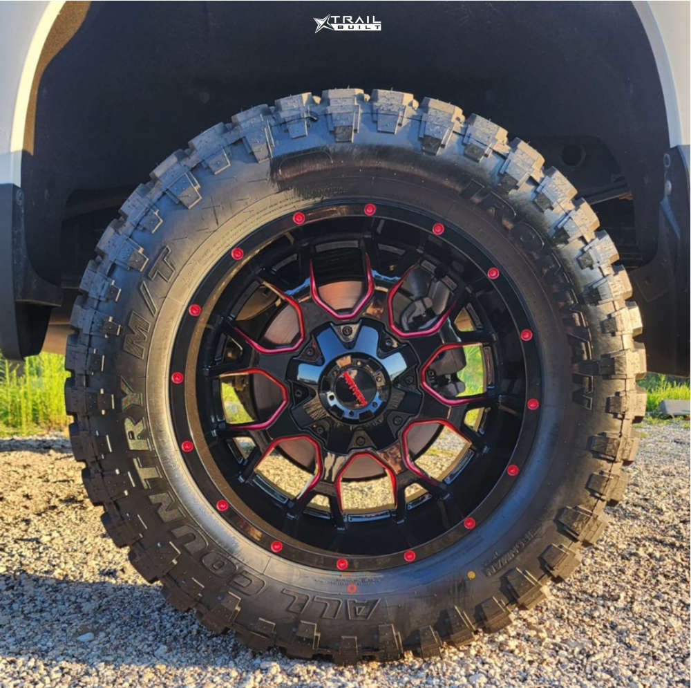 2021 Chevrolet Silverado 1500 Wheel Offset Super Aggressive 3"-5 ...