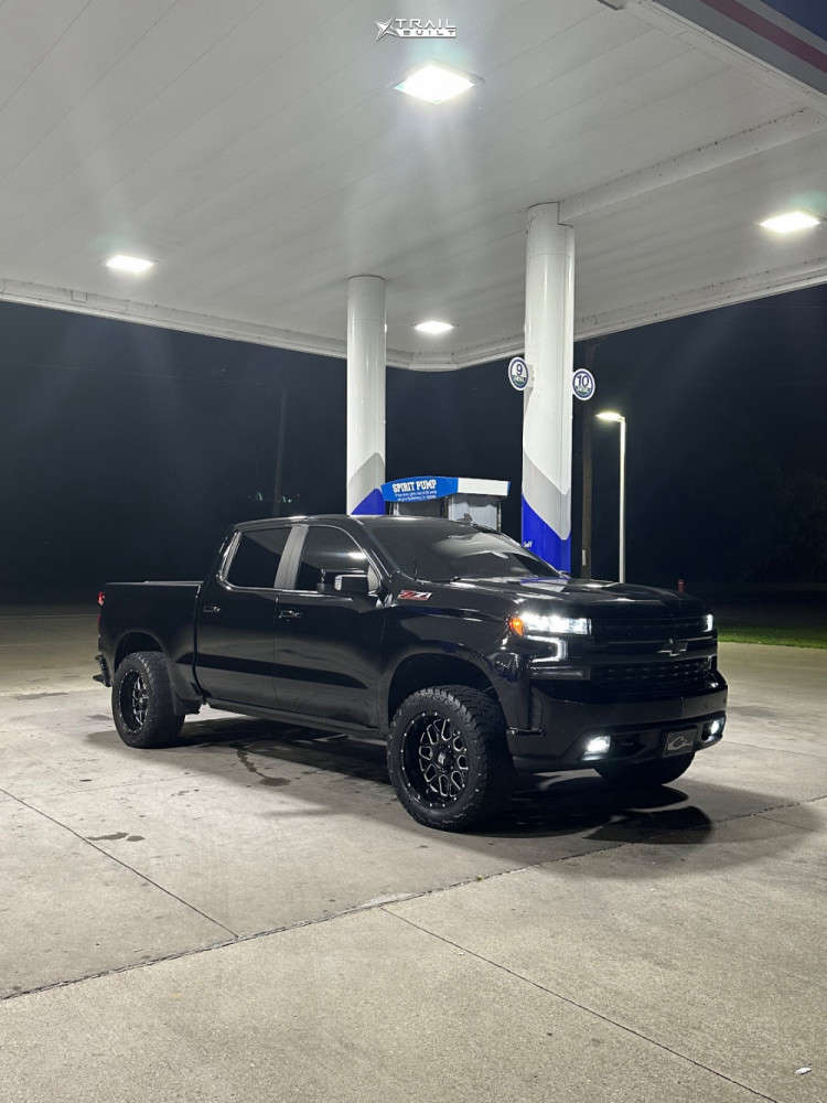 2019 Chevrolet Silverado 1500 Wheel Offset Slightly Aggressive Leveling ...