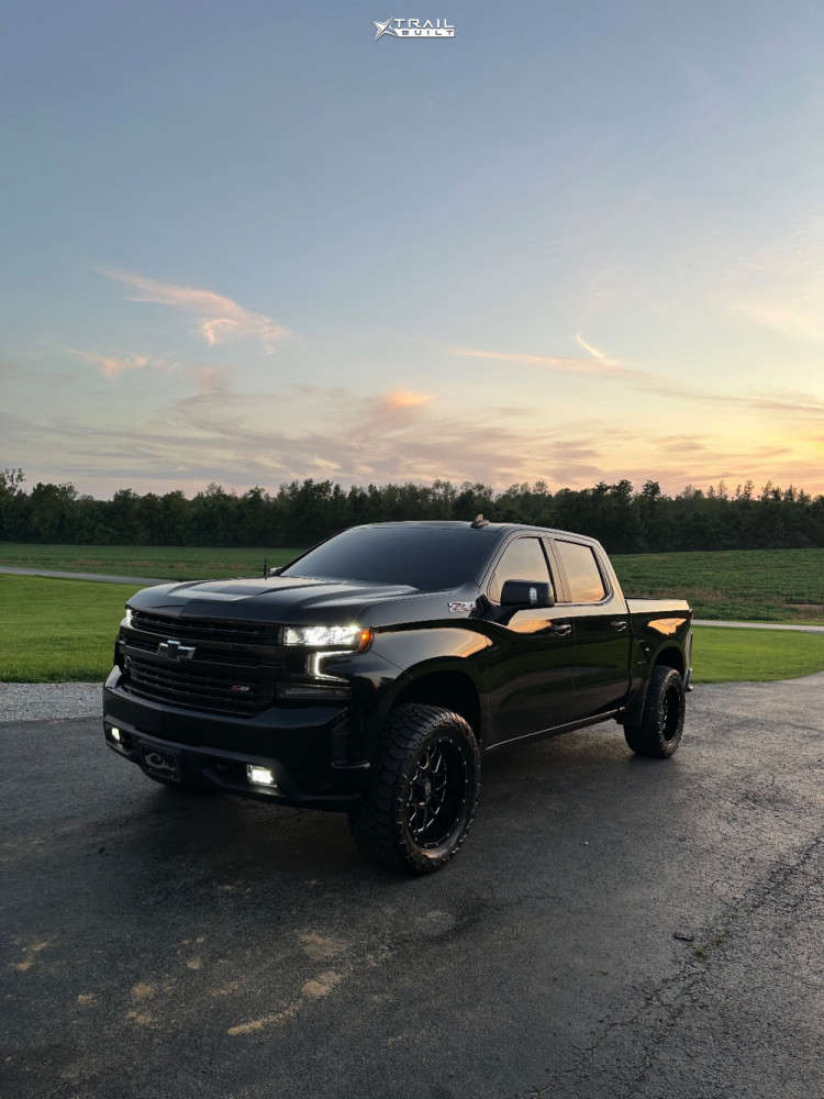 2019 Chevrolet Silverado 1500 Wheel Offset Slightly Aggressive Leveling ...