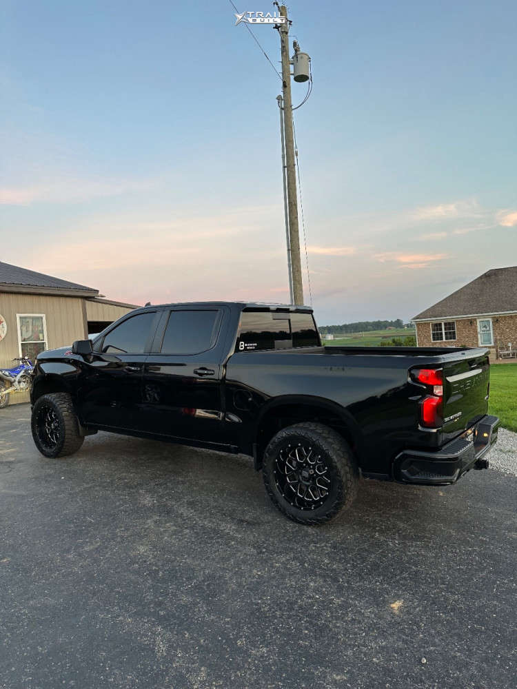 2019 Chevrolet Silverado 1500 Wheel Offset Slightly Aggressive Leveling ...