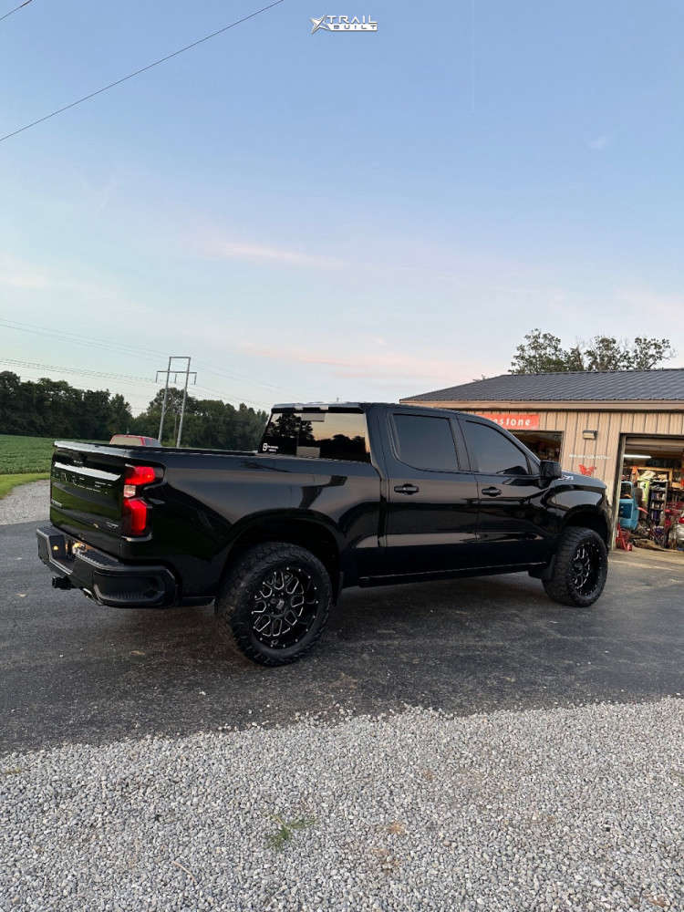 2019 Chevrolet Silverado 1500 Wheel Offset Slightly Aggressive Leveling ...