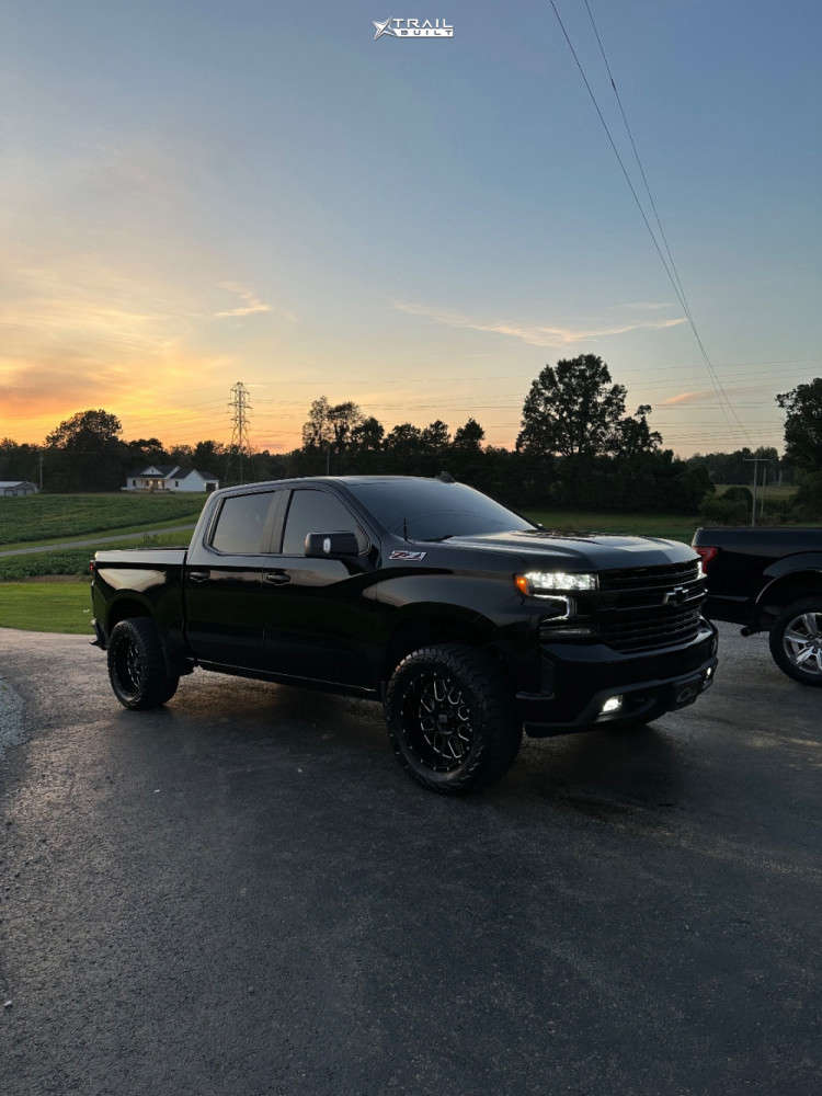 2019 Chevrolet Silverado 1500 Wheel Offset Slightly Aggressive Leveling ...