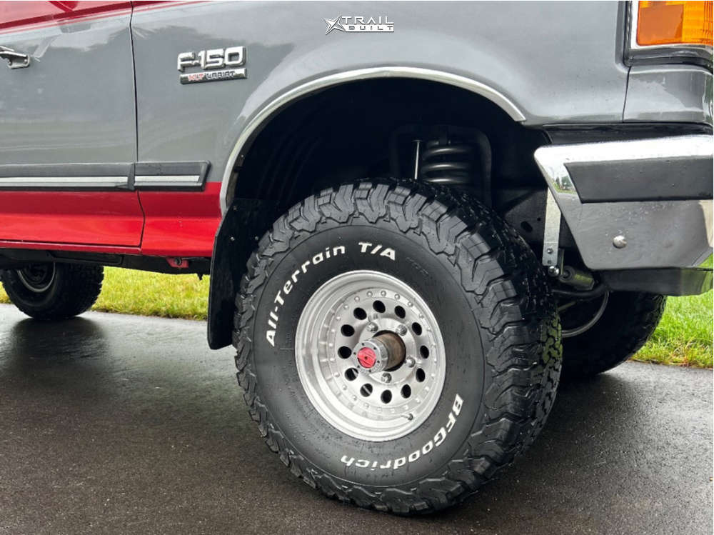 1989 Ford F-150 Wheel Offset Slightly Aggressive Suspension Lift 4 ...