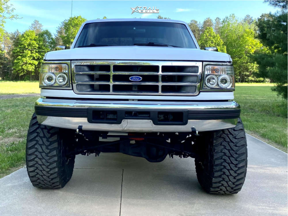 1996 Ford F-250 Wheel Offset Super Aggressive 3"-5" Suspension Lift 6 ...
