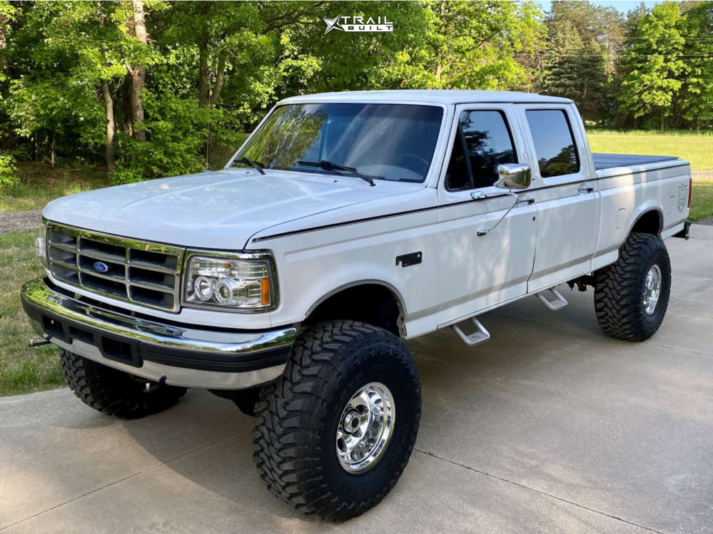1996 Ford F-250 Wheel Offset Super Aggressive 3"-5" Suspension Lift 6 ...