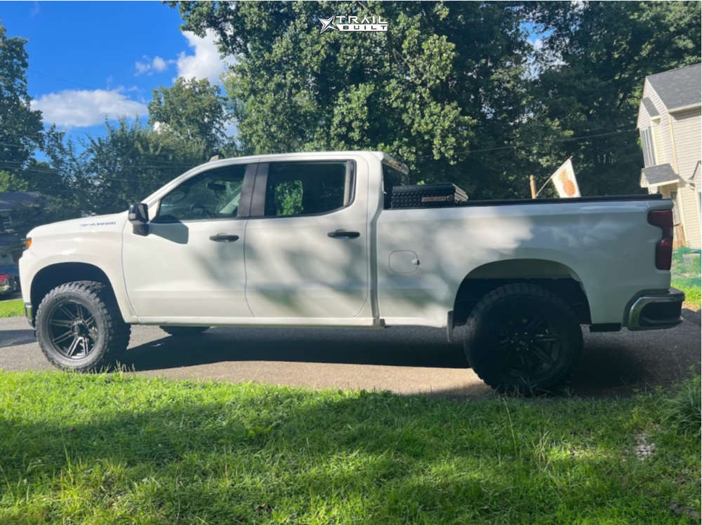 2020 Chevrolet Silverado 1500 Wheel Offset Slightly Aggressive Leveling ...