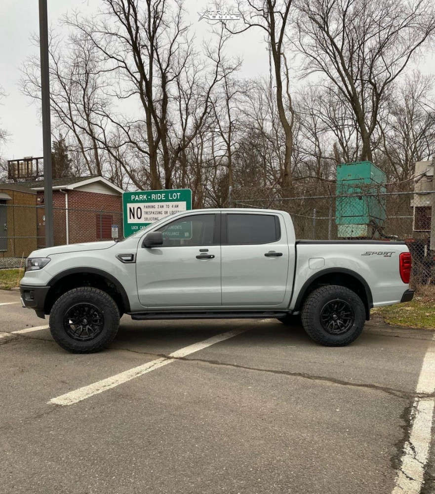 2021 Ford Ranger Wheel Offset Aggressive > 1" Outside Fender Leveling ...