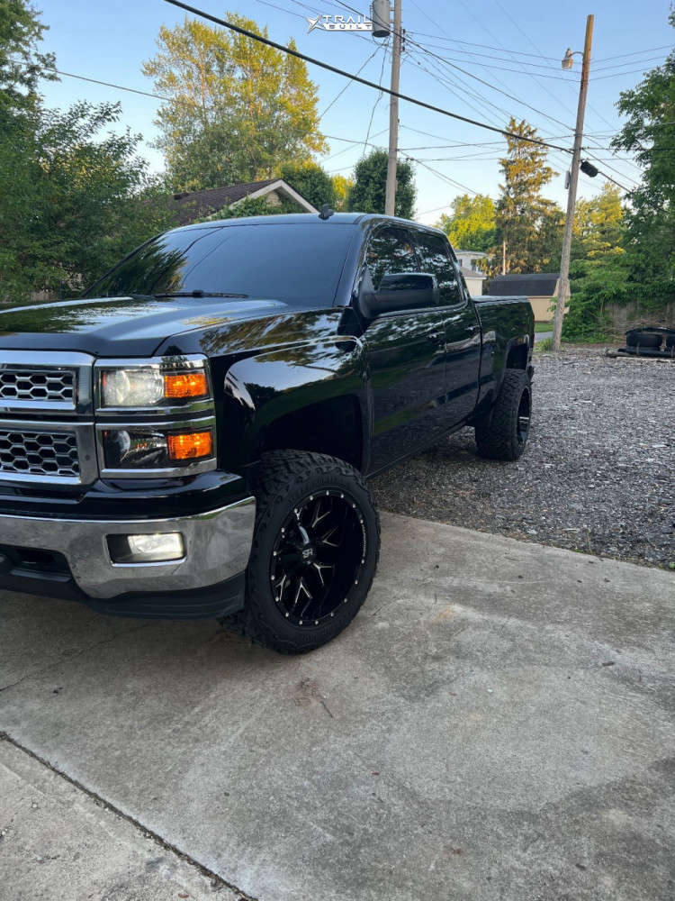 2014 Chevrolet Silverado 1500 Wheel Offset Aggressive > 1" Outside ...