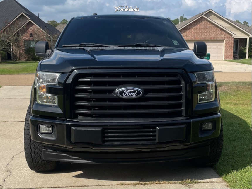 2017 Ford F-150 Wheel Offset Slightly Aggressive Leveling Kit | 2750990 ...