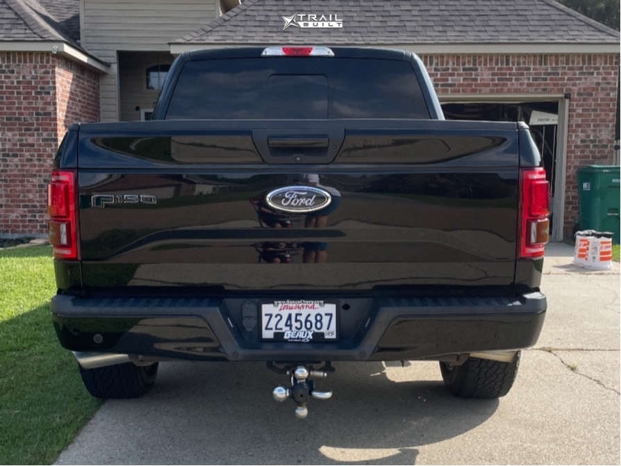 2017 Ford F-150 Wheel Offset Slightly Aggressive Leveling Kit | 2750990 ...