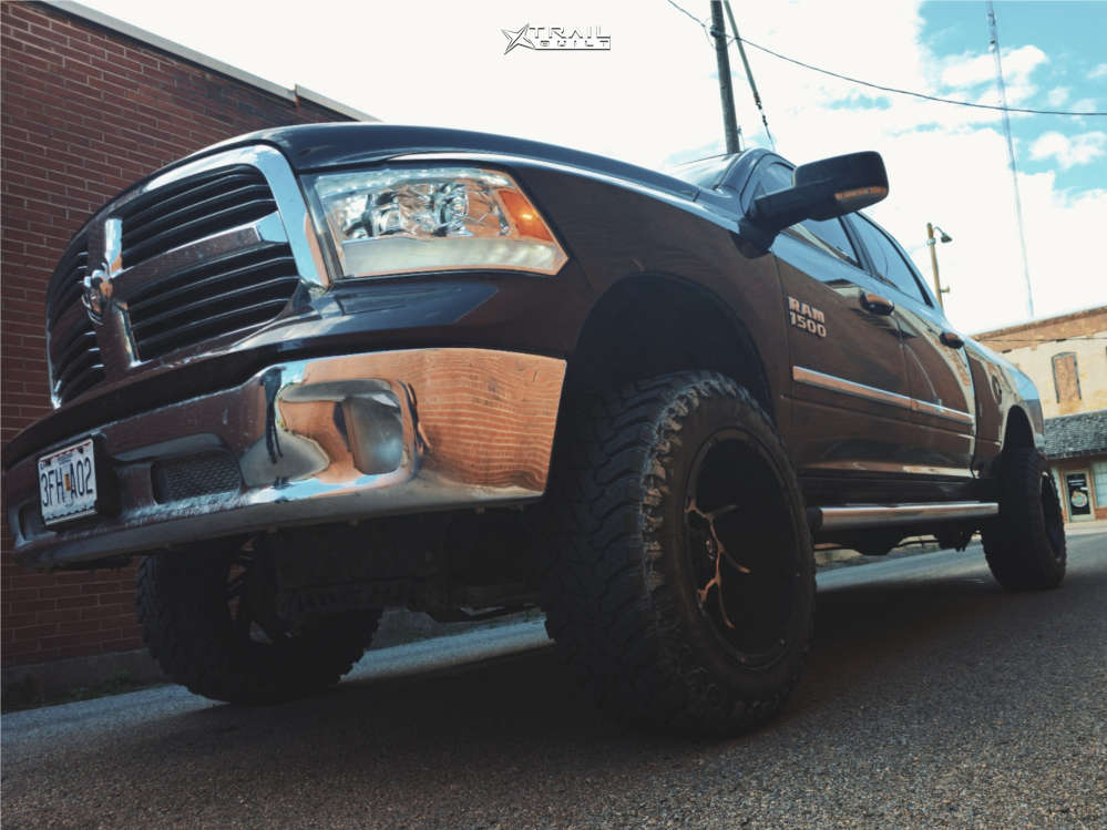 2013 Ram 1500 Wheel Offset Super Aggressive 3"-5" Suspension Lift 6 ...