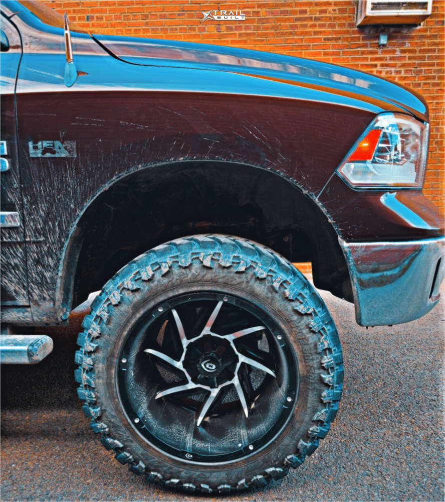 2013 Ram 1500 Wheel Offset Super Aggressive 3"-5" Suspension Lift 6 ...