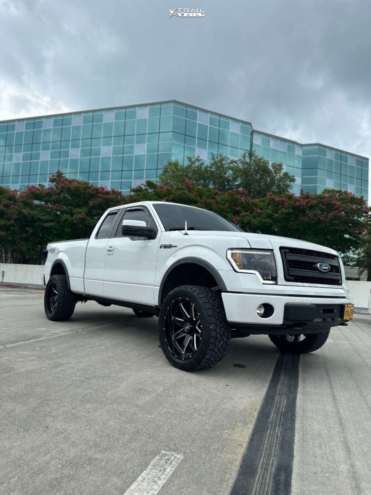 2013 Ford F-150 Wheel Offset Aggressive > 1" Outside Fender Suspension ...