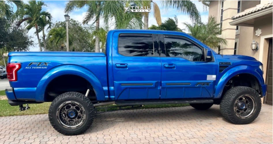 2015 Ford F-150 Wheel Offset Super Aggressive 3"-5" Suspension Lift 6 ...