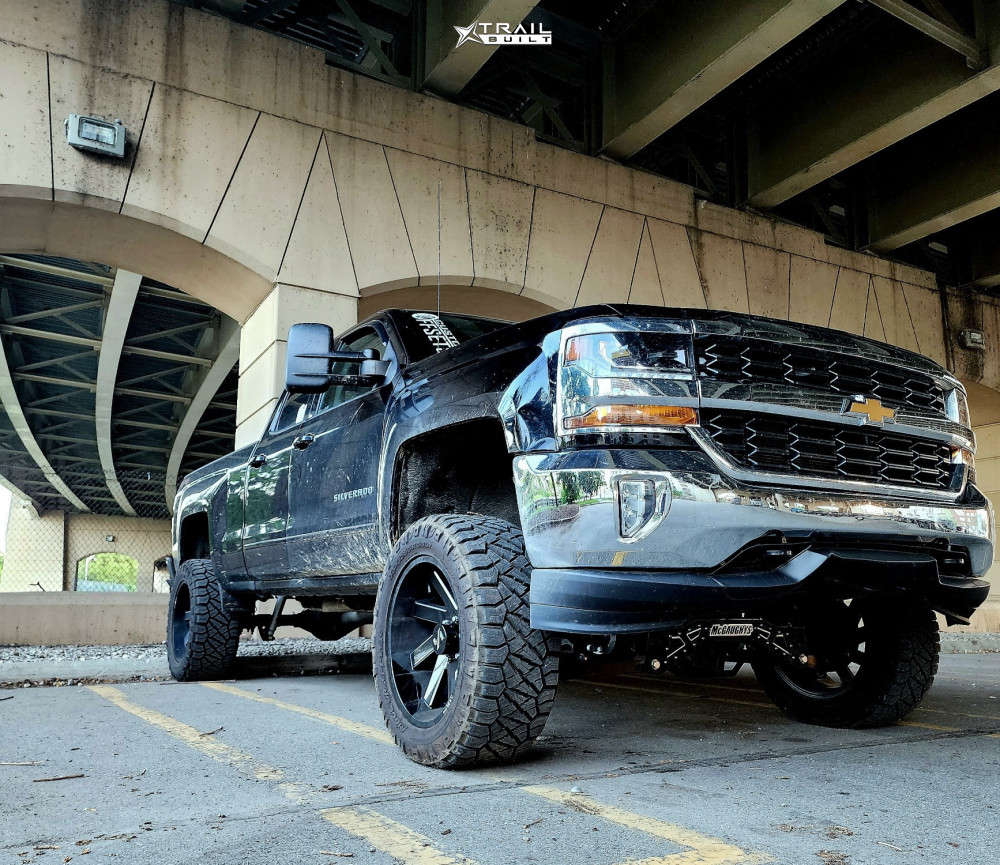 2016 Chevrolet Silverado 1500 Wheel Offset Slightly Aggressive ...