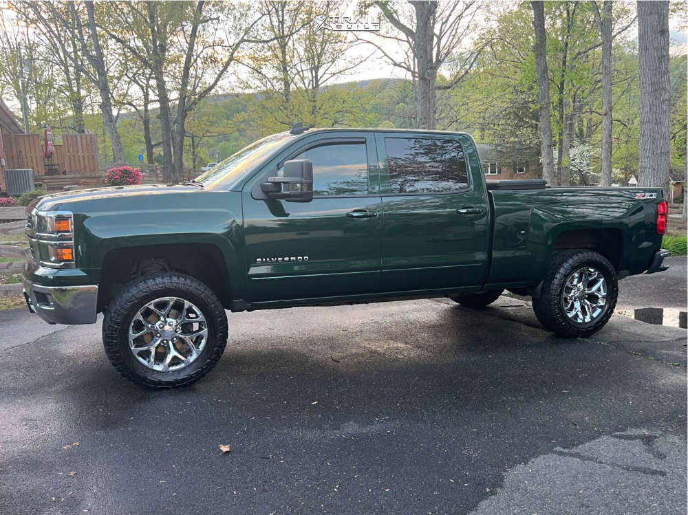 2015 Chevrolet Silverado 1500 Wheel Offset Slightly Aggressive ...