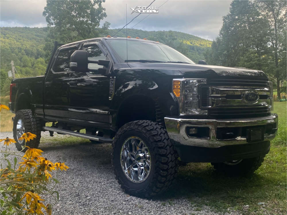 2017 Ford F-250 Super Duty Wheel Offset Aggressive > 1" Outside Fender ...