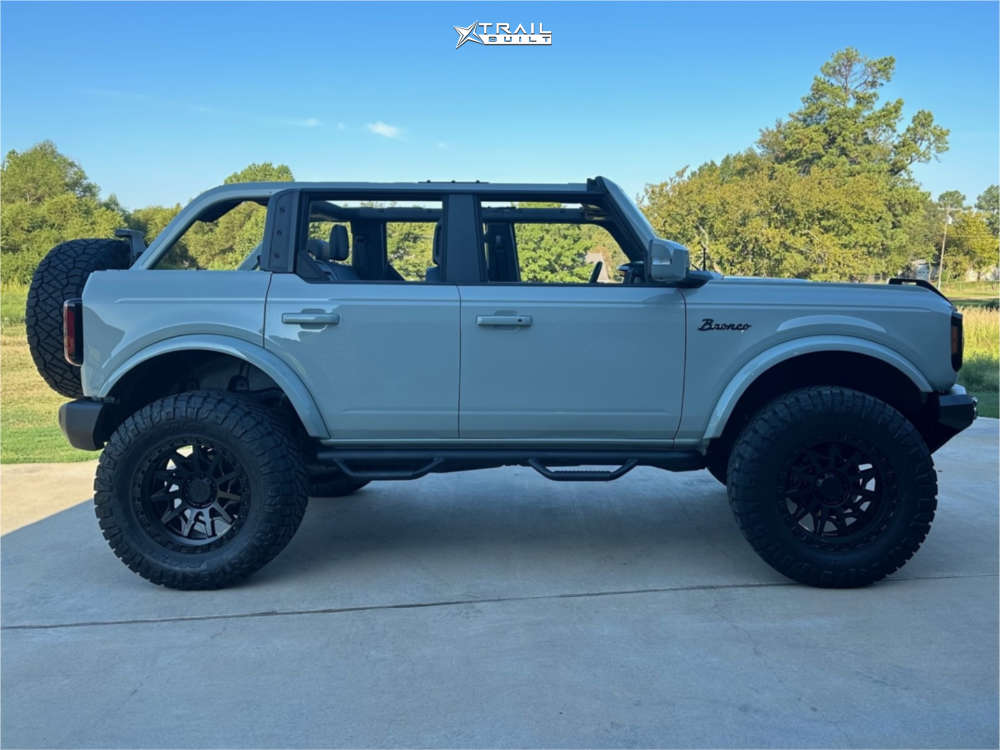 2022 Ford Bronco Wheel Offset Aggressive > 1" Outside Fender Suspension ...