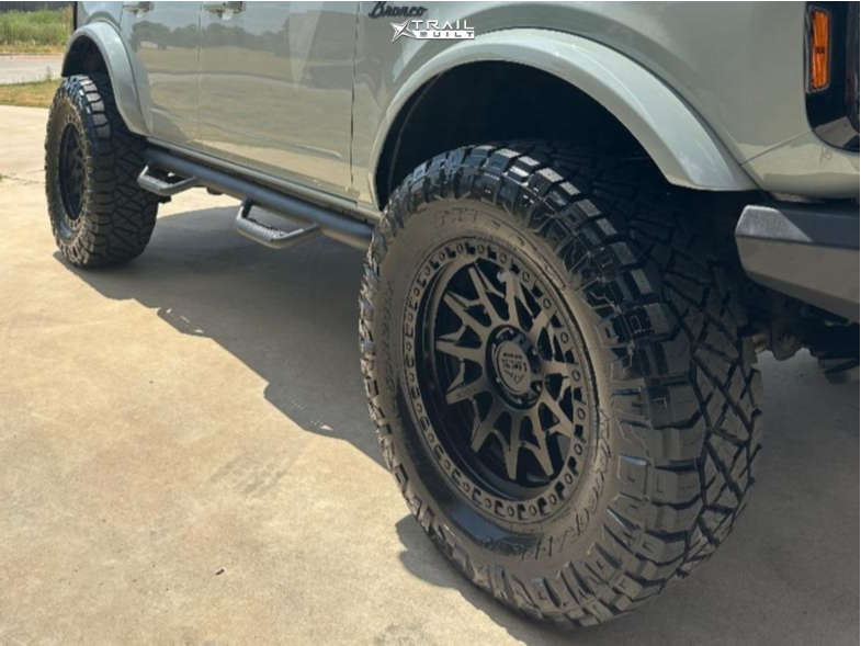 2022 Ford Bronco Wheel Offset Aggressive > 1" Outside Fender Suspension ...
